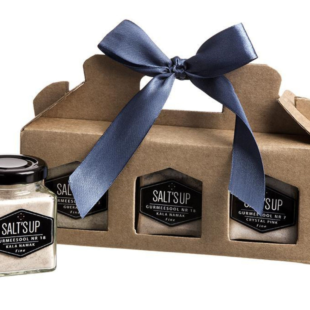Order Gift Box of 3 Gourmet Salt Online | Saltsup Shop | SaltsUp shop