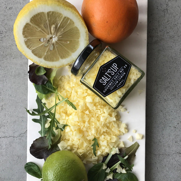 Shop Yellow Lemon Flakes I Salt'sup Gourmet Salts | SaltsUp shop