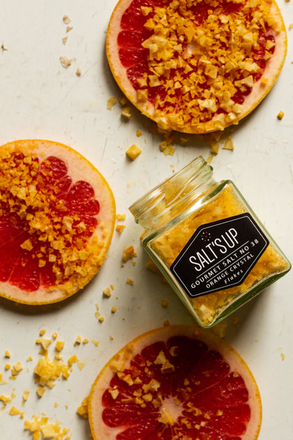 Orange Salt Flakes I Salt'sup Gourmet Salts | Saltsup Shop | SaltsUp shop